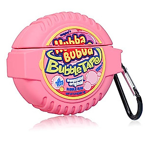 Joyleop Bubble Gum Case for Airpods Pro 2019/Pro 2 Gen 2022, Cute Cartoon Fun Funny 3D Kids Girls Teen Boys Cover, Kawaii Cool Food Stylish Soft Silicone Character Trendy Air pods Cases for Airpod Pro