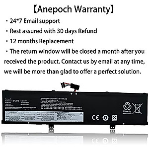 Anepoch L19M4P71 Laptop Battery Replacement for Lenovo ThinkPad X1 Extreme P1 3rd Gen Series Notebook L19C4P71 5B10X19048 5B10X19050 5B10X19047 5B10X19049 15.36V 80Wh 5235mAh