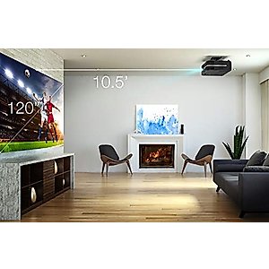 Optoma UHD51ALV True 4K UHD Smart Projector with HDR | Super Bright 3,000 Lumens | HDR10 | Works with Alexa and Google Assistant | Voice Command to Activate Projector | USB Media Streamer