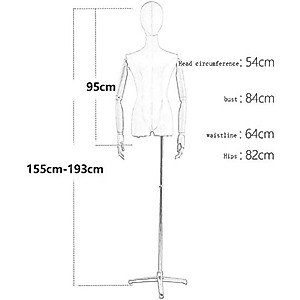Mannequin Mannequin Dressmakers Dummies Fashion Students Display Bust Metal Bracket Base Female Professional Tailors Dummy