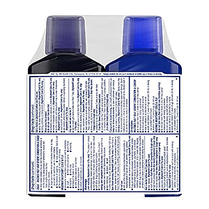 Mucinex Maximum Strength Severe Congestion & Cough & Nightshift Cold & Flu Liquid For Multi-Symptom Relief, 6 Fl Oz (Pack of 2)