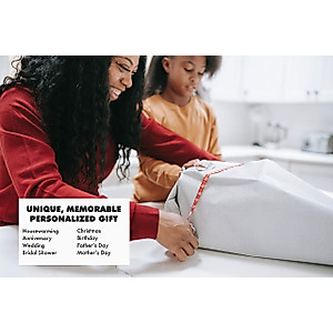 Personalized Front Door Mats Outdoor - Made in USA, Coir Welcome Mats with Vinyl Backing for Home Entrance, Custom Gift for Dad from Daughter, Son, Low Profile (22" x 36" Green Double Bordered)