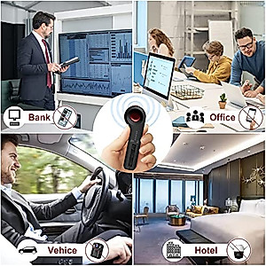 CFOZUZO Hidden Devices Detector, Hidden Camera Detectors for Wireless Audio Bug Camera, RF Signal and GPS Detector, High Sensitivity Bug Detector Anti-Spy Hidden Camera for Hotel, Office and Travel…