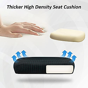 FelixKing Office Chair, Ergonomic Desk Chair with Adjustable Height and Lumbar Support Swivel Lumbar Support Desk Computer Chair with Flip up Armrests for Conference Room (Black)