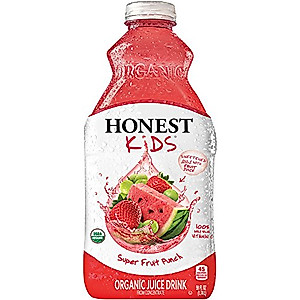Honest Kids Super Fruit Punch, 59 Ounce (Pack of 8) (Packaging May Vary)