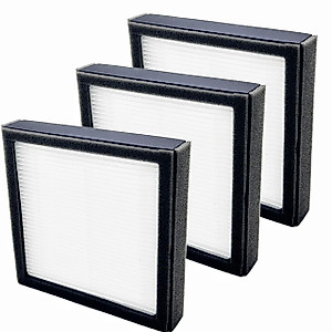 HODSEUKIN (3-Pack) Replacement True HEPA Filters Compatible with Afloia AQ8 Q8/ Honati/Hysure Q7/Tenergy Sorbi DH02 Air Purifier 2-in-1 Dehumidifier(1000ML),H13 Air Clean Dust VOCs