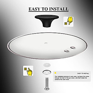 Dutch Oven Knob Pan Lid Handle Replacement Knob for Le Creuset, Lodge, Aldi and Other Enameled Cast Iron Dutch Oven