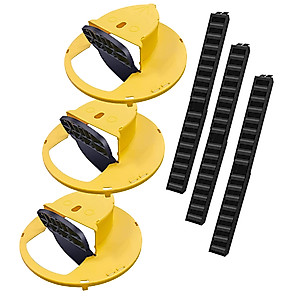 Mavonne Mouse Trap Bucket Lid (2-Pack) - Humane Flip and Slide Bucket Lid Mouse/Mice/Rat Trap, Auto Reset, Multi Catch Mice Trap Compatible with 5 Gallon Bucket for Indoor/Outdoor/Chicken Coop