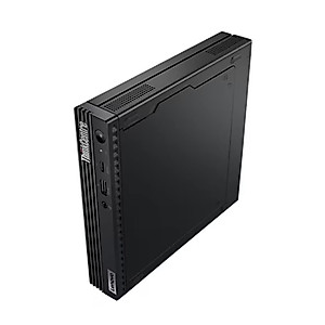 Lenovo ThinkCentre M60e Home & Business Mini Desktop (Intel i5-1035G1 4-Core, 32GB RAM, 1TB PCIe SSD, Intel UHD, WiFi 6, BT 5.1, RJ-45, HDMI, Display Port, Black, Win 11 Pro) w/Dockztorm Dock