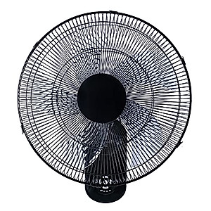 SLEE Wall Mount Fan Oscillating 18 Inch 3 Speed Indoor Outdoor with Remote Control Strong Wind