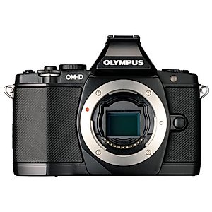Olympus OM-D E-M5 16MP Live MOS Mirrorless Digital Camera with 3.0-Inch Tilting OLED Touchscreen [Body Only] (Black) (Discontinued by Manufacturer)