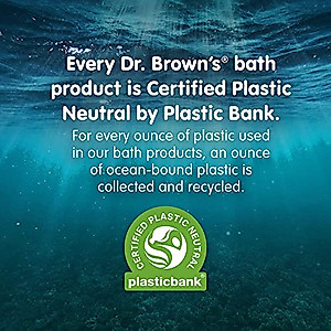 Dr. Brown's Baby and Toddler Toothbrush, Green Dinosaur 1-Pack, 1-4 Years, and CleanUp Pour & Roar Watering Can, Baby Bath Essentials Kids Toy, 6+ Months BPA Free, Certified Plastic Neutral