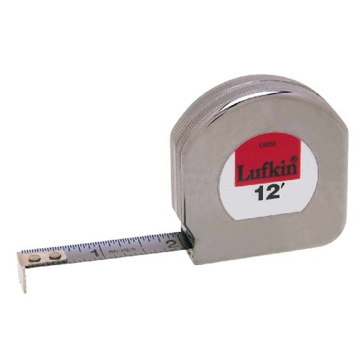 Crescent Lufkin 1/2" x 12' Mezurall Chrome Clad A8 Tape Measure - C9212