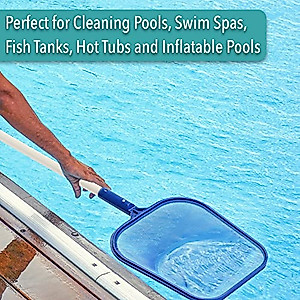 UNCO Pool Skimmer Net, Pool Net, Pool Nets for Cleaning, Pool Skimmer, Pool Cleaning Net, Pool Leaf Skimmer Net, Pool Leaf Net, Pool Leaf Rake, Hot Tub Skimmer Net, Spa Skimmer, Pool Rake Net