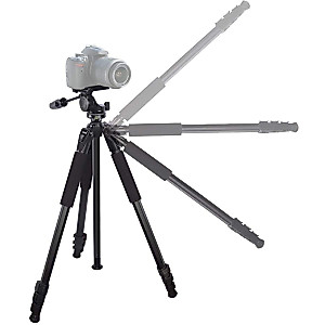 Elite Professional Heavy Duty Camera Tripod for DSLR Cameras/Camcorders (80 Inch)