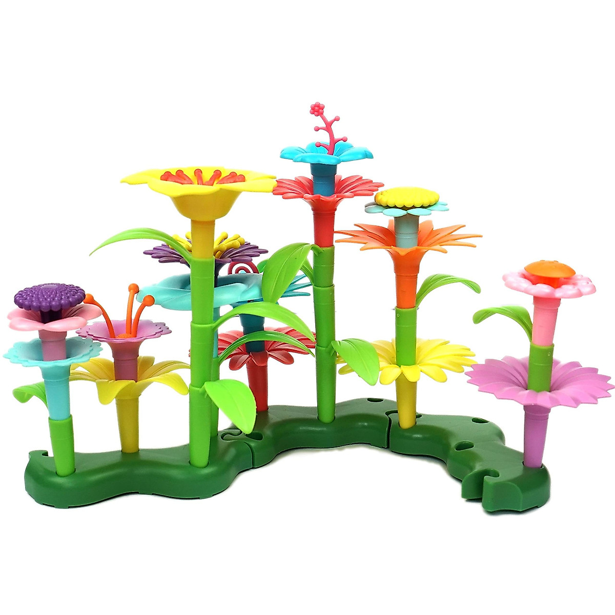 Axel Adventures Flower Garden Building Toy, Stem for 3 Year Old, Flower Building Toy Set, Build A Garden Stem Toy, Girl Toys Age 2-3 Years, Flower Garden Building Toys, Toddler Girl Toys Age 2-3 (46)