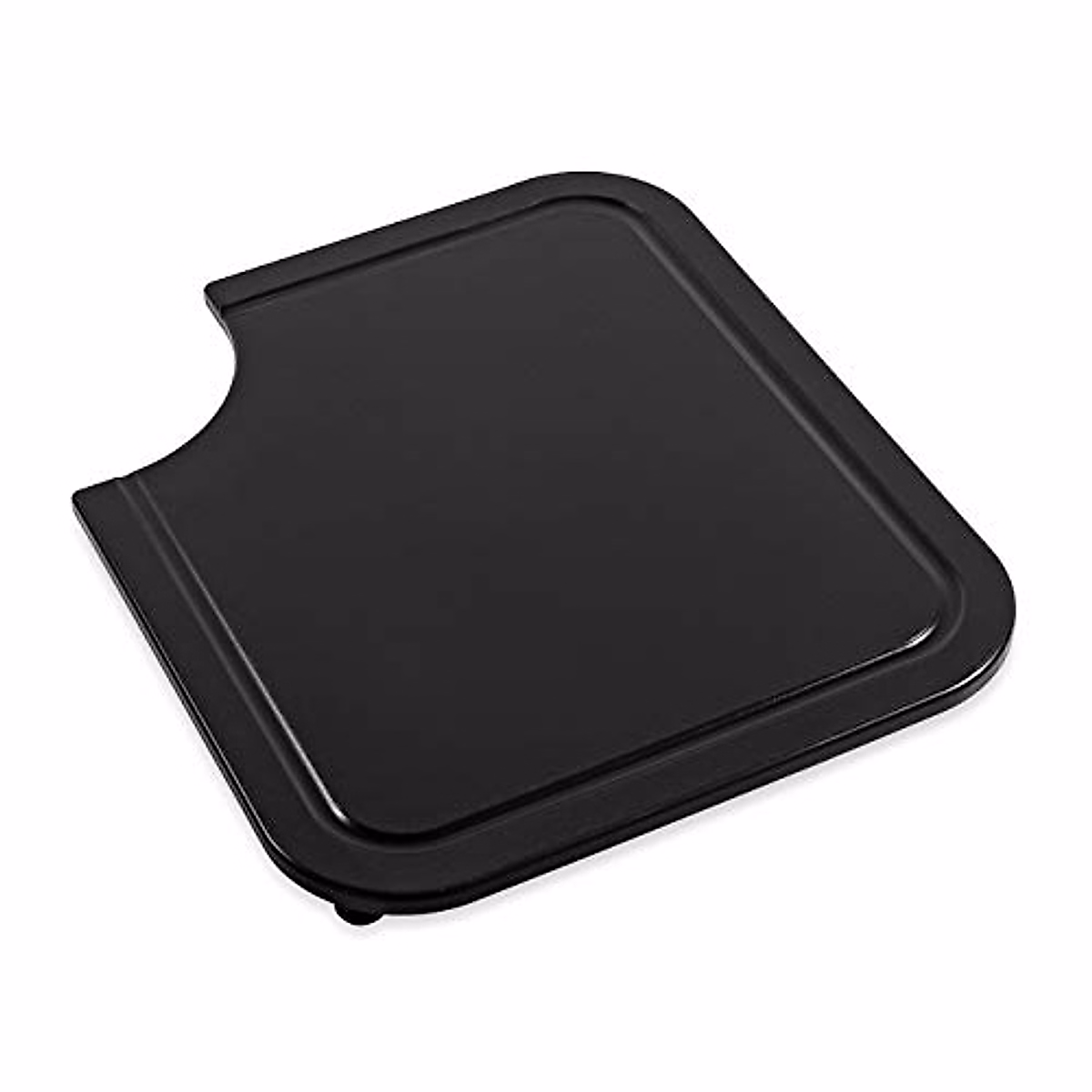Camco RV/Marine Sink Mate 12½-Inches x 14 ½-Inches Cutting Board - Fits Securely Over Your RV or Boat's Kitchen Sink - Ideal for Cleaning, Carving and Chopping - Black (43858)