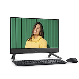 Dell Inspiron 5415 All in One - 23.8-inch FHD (1920 x 1080) Non-Touch Display, AMD Ryzen 5 5625U, 8GB DDR4 RAM, 256GB SSD, AMD Radeon Graphics, MediaTek Wi-Fi 6, Windows 11 Home - Black (Renewed)