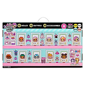 LOL Surprise Mega Ball Magic - 12 Collectible Dolls, 60+ Surprises, 170 Value, 4 Unboxing Experiences, Squish Sand, Bubbles, Gel Crush, Shell Smash, Mix/Match Fashions Limited Edition Gift, Girls 3+