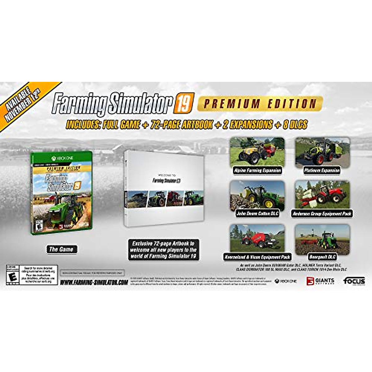 Farming Simulator 19: Premium Edition (Xb1) - Xbox One