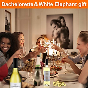 NEWKITCHEN Wine Stoppers Set of 8, White Elephant Gifts Gag Gifts for Women Wine Gifts Wine Accessories Stocking Stuffers for Adults