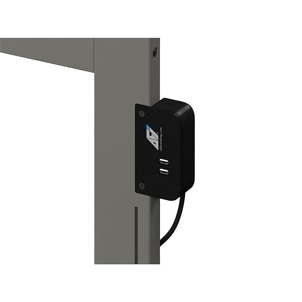 Leo & Lacey Twin Slat Headboard in Gray