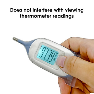 100pcs Disposable Digital Thermometer Probe Covers for Accurate and Hygienic Rectal Thermometer Measurements, Wrap Around The Thermometer's Entire Body