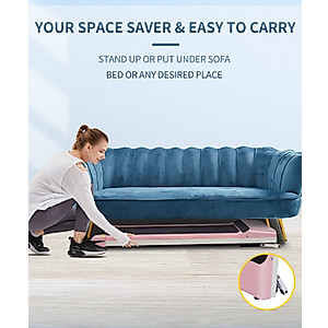 UMAY Walking Pad, Under Desk Treadmill with Remote, SPAX APP and LED Display, 3 in 1 Walking Jogging Running Machine for Home Office