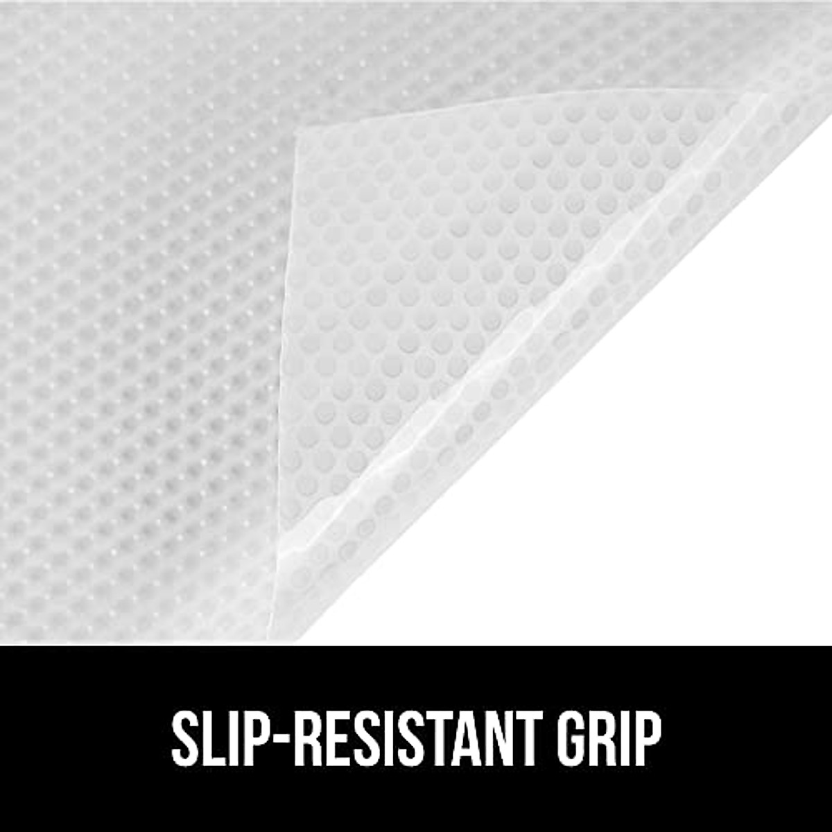 Gorilla Grip Precut Fridge Liners, 8 Pack, Waterproof Washable Shelf Liner, Slip Resistant, Slows Spills, Refrigerator Drawer, BPA Free, Mat for Glass Shelves, Fits Fruit Drawers, Freezer Safe, Clear