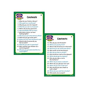 Super Duper Publications | WH Questions in The Community Fun Deck Flash Cards | Who, What, Where, When, Why Basic and Personal Questions | Educational Learning Resource for Children