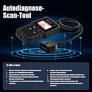 LAUNCH Millennium 30 OBD2 Scanner,Car Code Reader with Full OBD2 Functions,Check Engine Light Car Diagnostic Tool,O2 Sensor/EVAP System/Smog Test/Check I/M Readiness Car Scanner,Lifetime Free Update