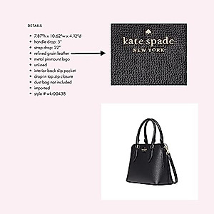 Kate Spade New York Darcy Small Satchel (Black)