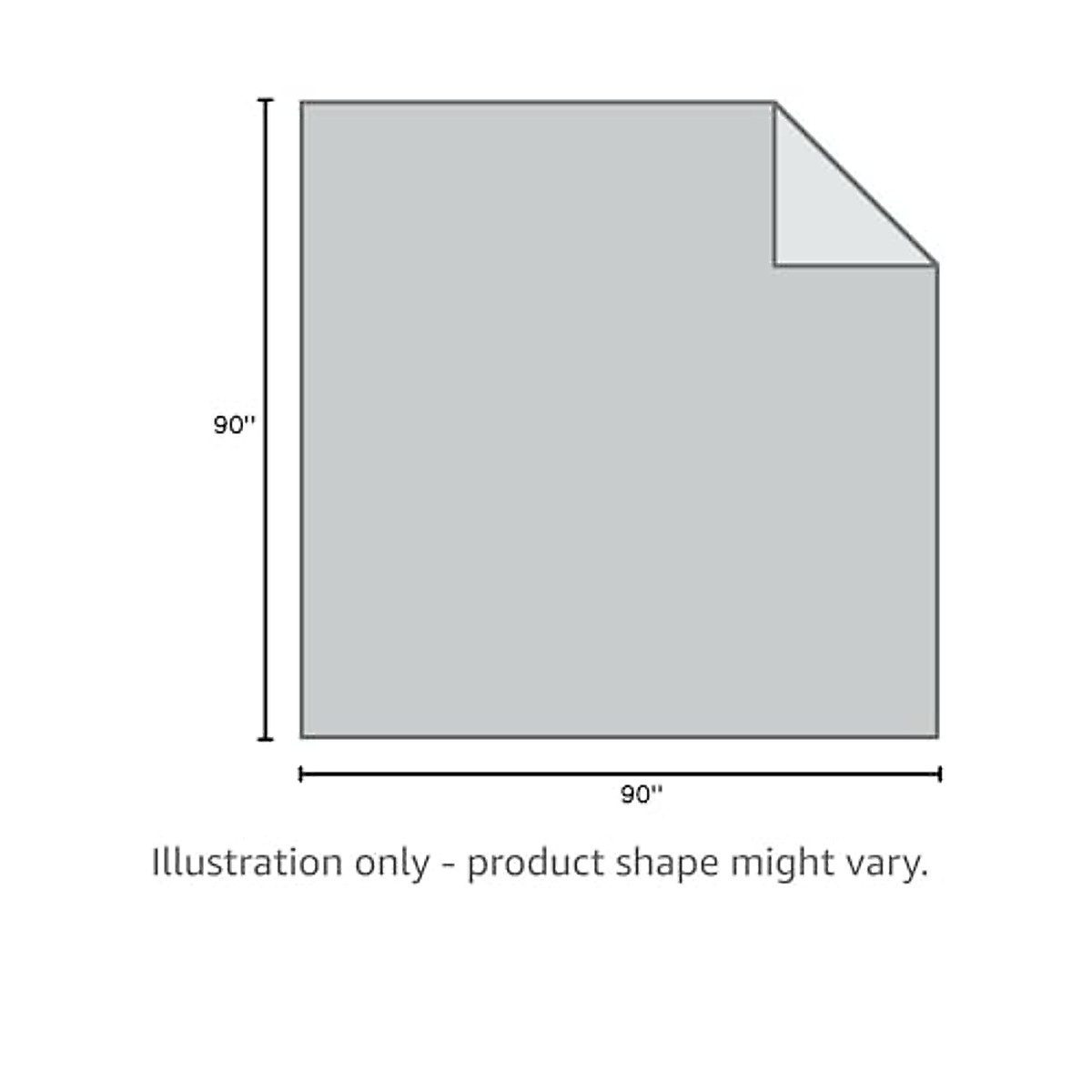 PHF Arc-Chill Cooling Blanket for Hot Sleepers, Queen Size, Absorbs Body Heat to Keep Cool for Night Sweats, Summer Blanket, 90x90 inches, Light Grey