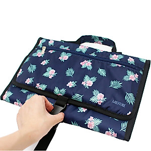Portable Baby Diaper Changing Pad Waterproof, Portable Changing Pad for Diaper Bag with Pocket | Easy to Clean |Diaper Changing Mat