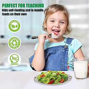 BeeBon Beauty Home Bamboo Plates for Kids - Set of 4 Pack Super Cute Dog, Dinosaur, Fox & Cat