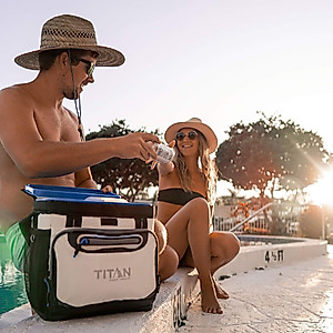 Arctic Zone Titan Deep Freeze 16 Can Zipperless Cooler, White