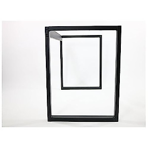 Steel Square Table OLegs - 28.5”High x 24”Wide with Cross Bar, Create The Perfect workspace or Interior Design Addition with a Pair of Contemporary Square Profile Table Legs That Instantly Standout.