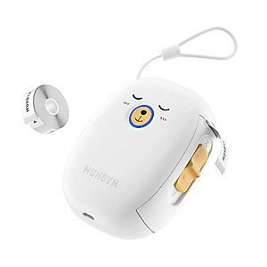 MUNBYN Bluetooth Label Maker, Portable Label Maker Machine with Tape Thermal Label Printer with 1 Roll Label Tape, Name Price Date Sticker Tag Printer for Home Office and Store (Bear)