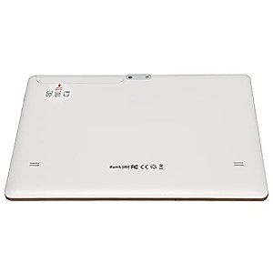 Tablet PC, White 4G Calling Tablet 1280x800 Resolution MT6753 Octa Core CPU   128 GB TF Card for Office Work for Entertainment(#3)