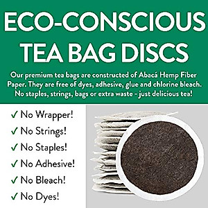 Organic Black Tea Bags | 100 Tea Bags | Eco-Conscious Tea Bags in Kraft Bag | Raw from China | by FGO