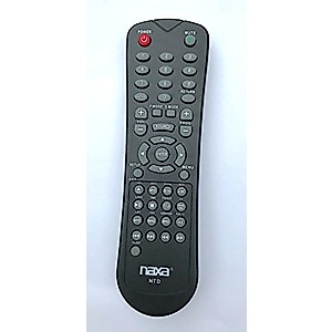 JupiterGear NAXA Original Replacement Remote Control for Naxa NT and NTD Model 12 Volt TVs and TV/DVD Combo Players