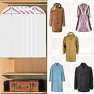 M MOACC Large Garment Bags Lightweight with Zipper for Closet Storage and Travel