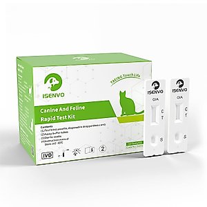VENREA Rapid Detection of Giardia in Dogs and Cats - Giardia Test Reliable Detection of Intestinal Parasites and Diarrhea - Used for Giardia in Dogs and Cats (2pcs)