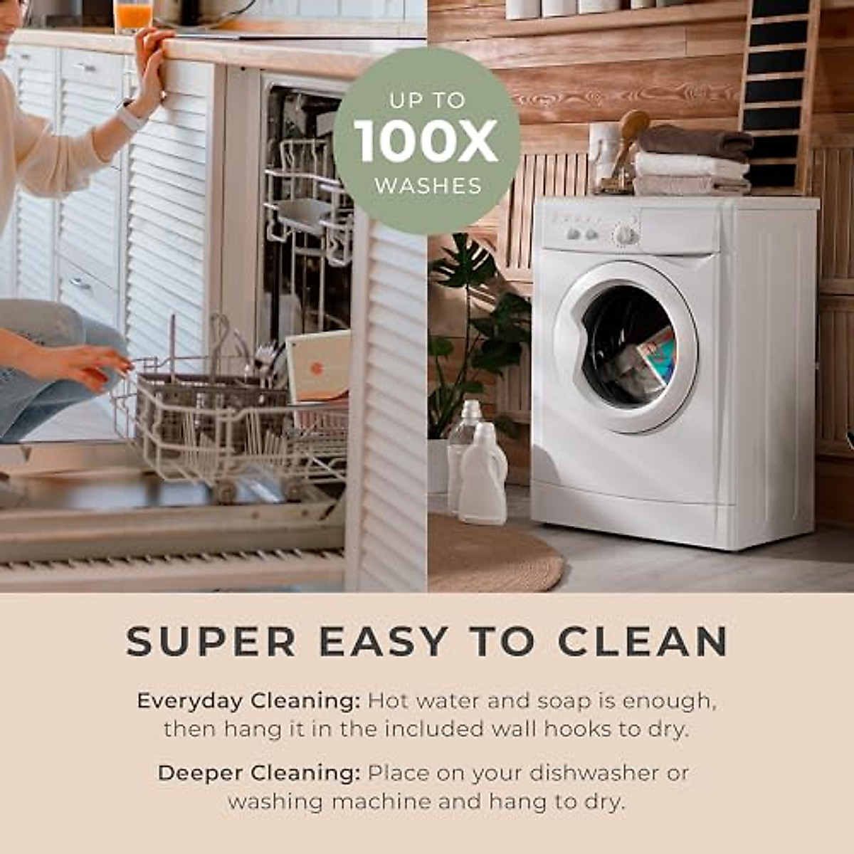 MaisoNovo Reusable Paper Towels Washable - Abiquiu Pack of 4