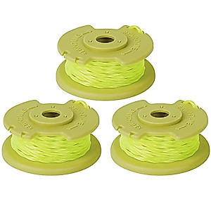 GreatBuddy 3-Pack Weed Wacker String Replacement Compatible with Ryobi 18v, 24v, and 40v Cordless Trimmers Refill，Parts#AC80RL3