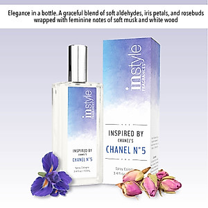 Instyle Fragrances | Inspired by Chanel's Chanel No. 5 | Women’s Eau de Toilette | Vegan, Paraben Free | Never Tested on Animals | 3.4 Fluid Ounces
