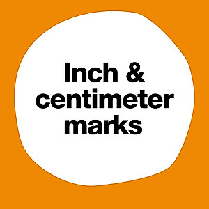 Fiskars Wood Ruler - 12" Straight Edge Ruler for Kids - Back to School Supplies for Students