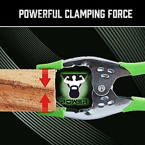 SWANLAKE 8&16PCS 6" inch Spring Clamp, Heavy Duty Spring Metal Spring Clamps, 2.5"-inch Jaw opening (16)