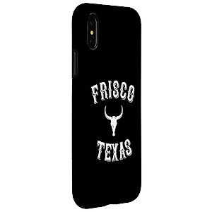 iPhone X/XS Frisco Texas / Cool Western Cowboy Vintage Frisco TX Case