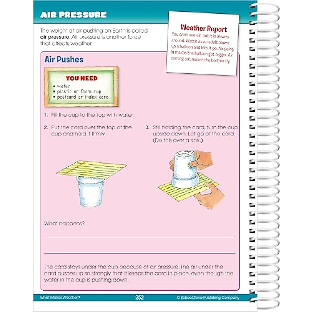 School Zone - Big Second Grade Workbook - 320 Spiral Pages, Ages 7 to 8, 2nd Grade, Word Problems, Reading Comprehension, Phonics, Math, Science, and More (Big Spiral Bound Workbooks)